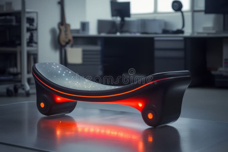 Innovative Futuristic Hoverboard Design Showcased in Modern Workspace ...