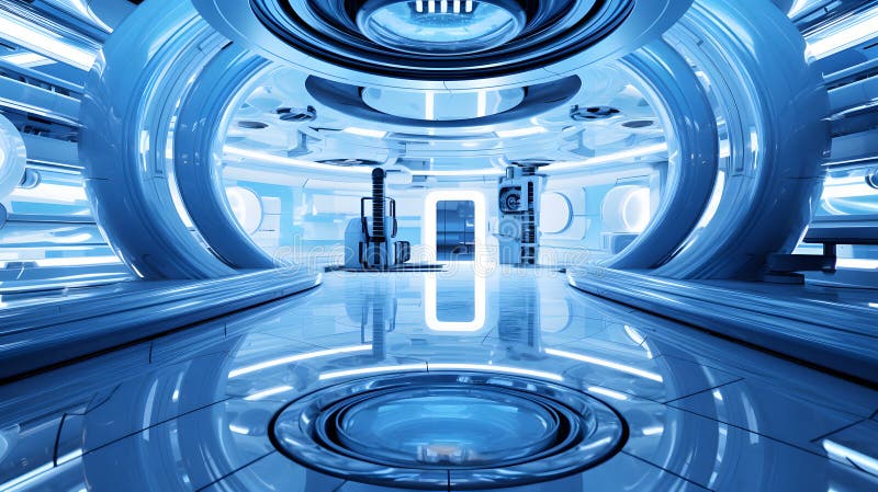 Innovative Futuristic Science Hall with Sleek Design and Advanced ...