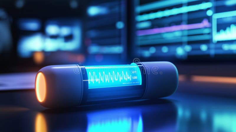 Innovative Gadget Displays Vibrant Data Visualizations in a Dark Lab ...