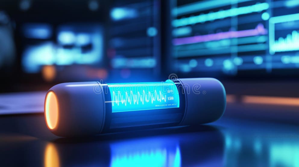 Innovative Gadget Displays Vibrant Data Visualizations in a Dark Lab ...