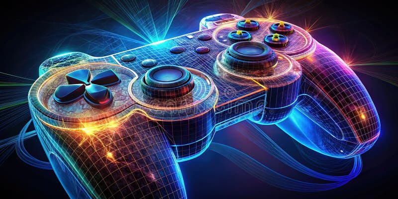 Innovative Gaming Joystick Controller Ergonomic Design for Enhanced ...