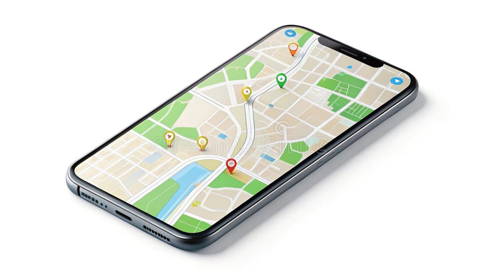 Innovative Geofencing App Mockup Visualizing Virtual Boundaries for ...