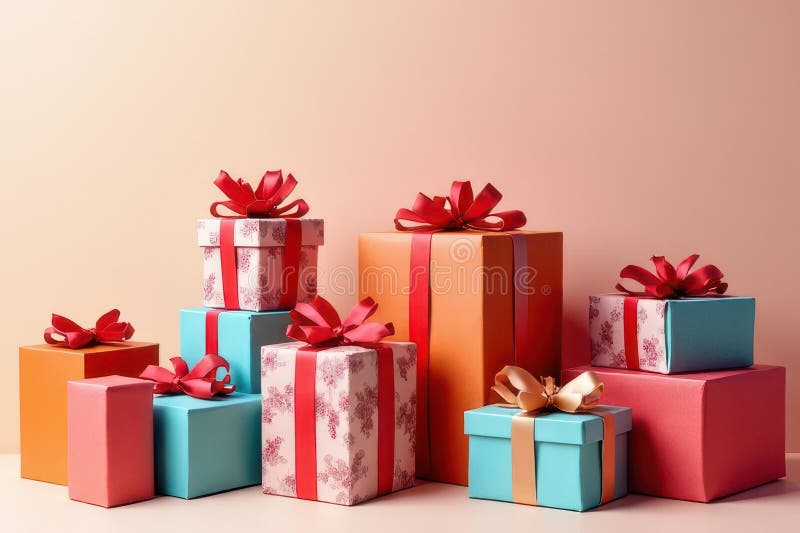 Innovative Gift Box Ideas: Elegant Packaging and Enhancements Stock ...