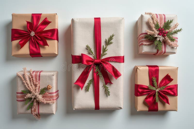 Innovative Gift Packaging Ideas for Stylish Presentations Stock ...