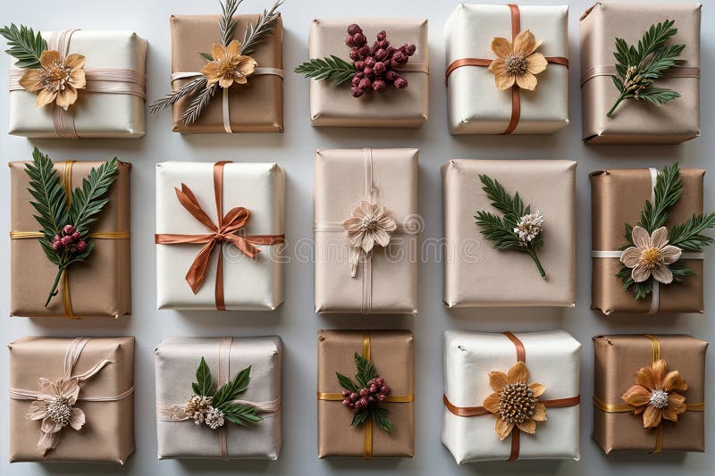 Innovative Gift Wrap Ideas for Unique Celebrations Stock Illustration ...