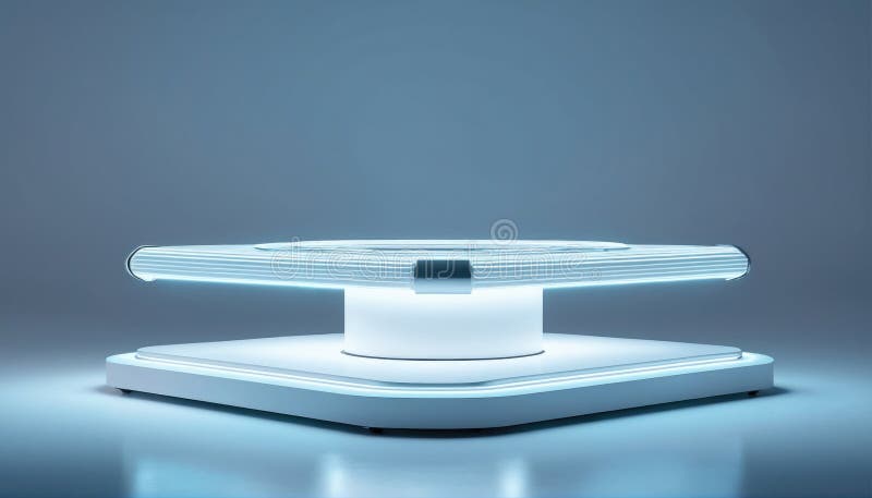 Innovative Glowing Display Platform with Modern Design and Sleek ...