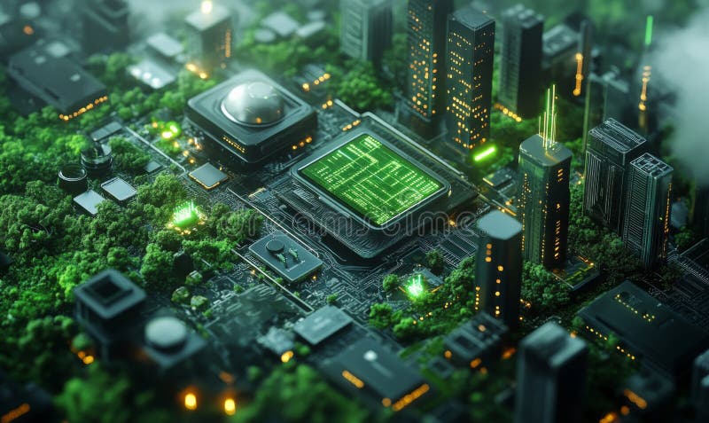 An Innovative Green Tech Concept Showcasing Sustainable Technology ...