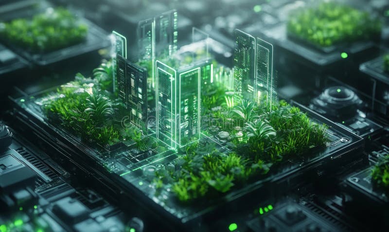 An Innovative Green Tech Concept Showcasing Sustainable Technology ...