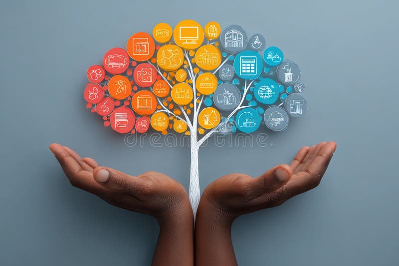 Innovative Growth Strategies Business Environment Visual Concept Hands ...