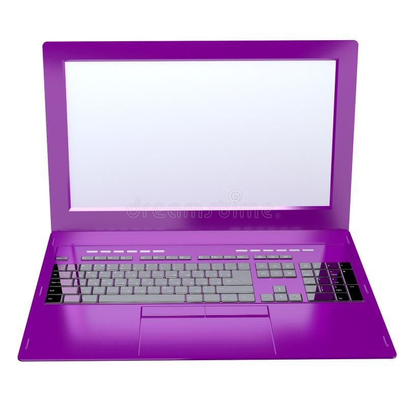 Innovative High Modern Computer Laptop. Stock Photo - Image of ...