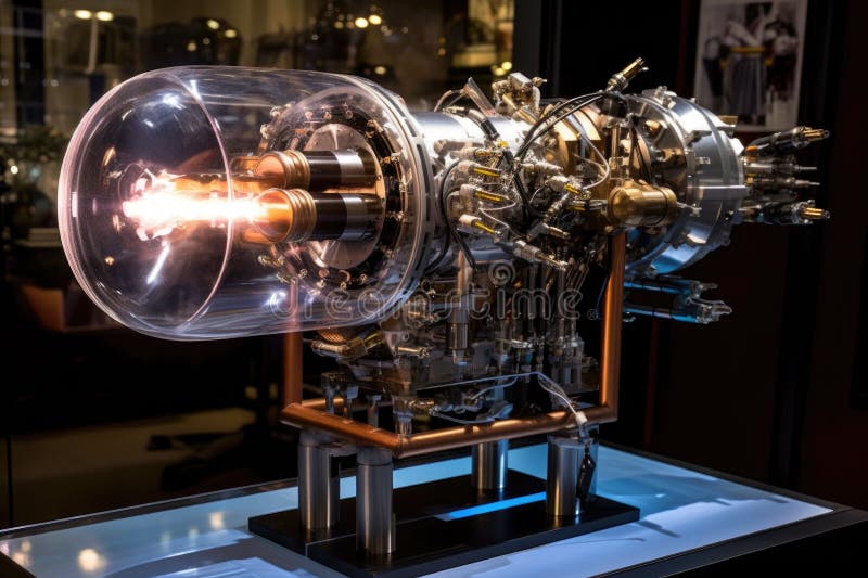 Innovative Hybrid Rocket Engine Technology Display Stock Illustration ...