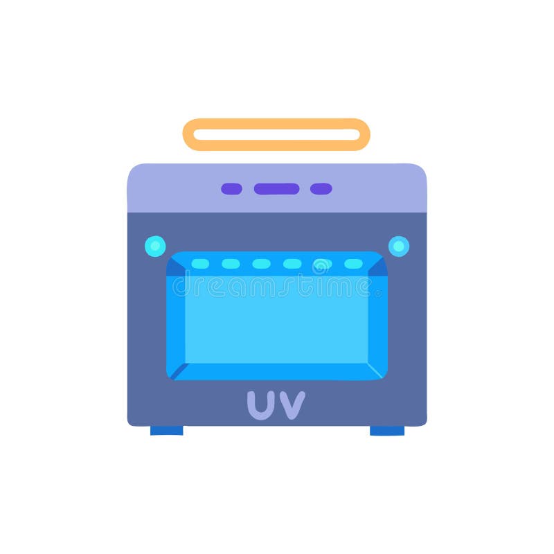 Innovative UV Sterilizer Box Icon Stock Illustration - Illustration of ...