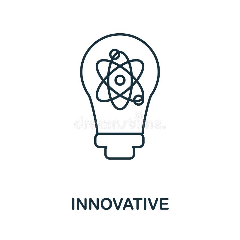 Innovative Icon. Line Element from Industry 4.0 Collection. Linear ...