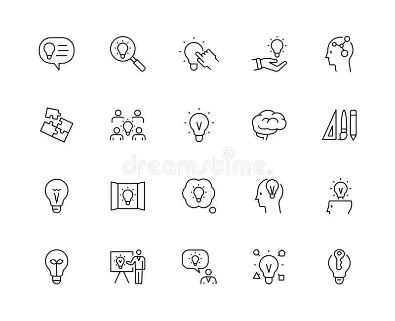 Innovative Icon Monochrome Simple Life Skills Icon For Templates Web