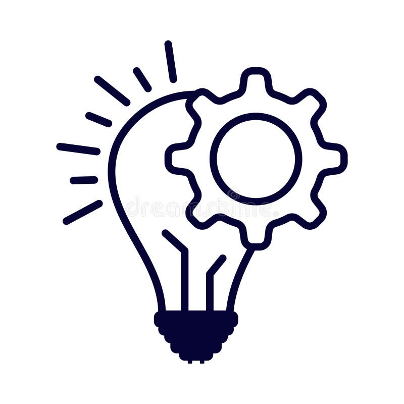 Innovative Idea Management Icon Stock Vector - Illustration of idea ...