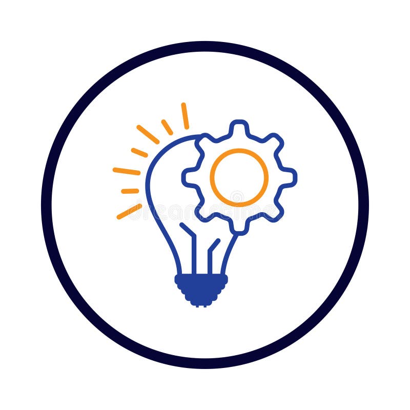 Innovative Idea Management Icon Stock Vector - Illustration of service ...
