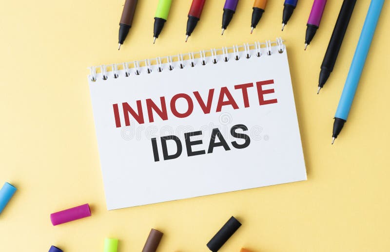 Innovative Ideas Business Innovation Concept Stock Photo - Image of ...