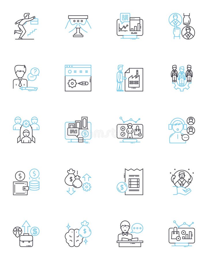 Innovative Ideas Linear Icons Set. Creativity, Progress, Invention ...
