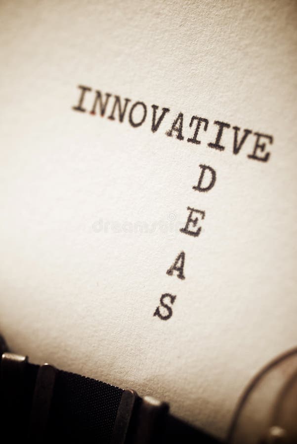 Innovative ideas phrase stock image. Image of solution - 201762733
