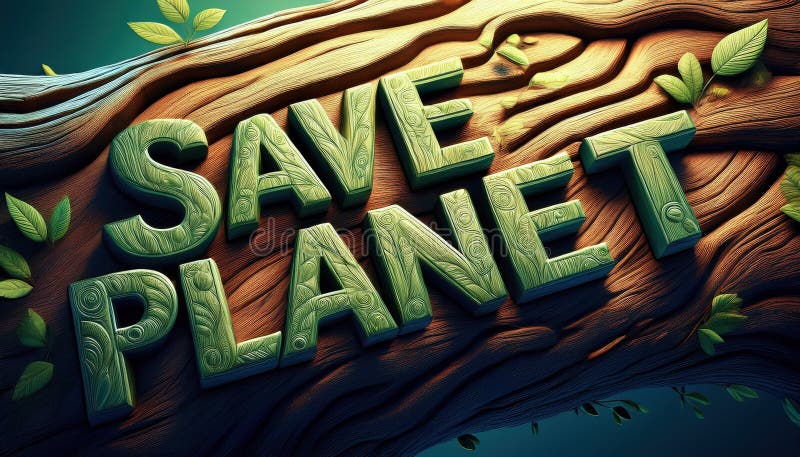 Innovative Illustration Promoting Environmental Awareness and Stock ...