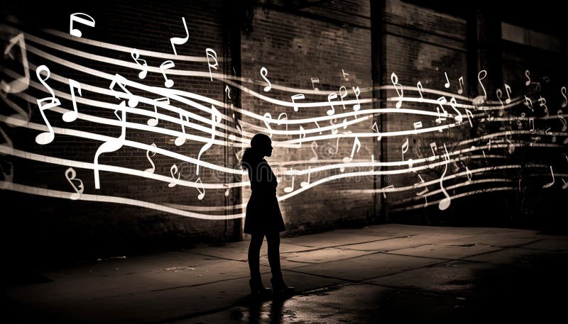 Innovative Image Where Camera Shutters Transform into Musical Notes ...
