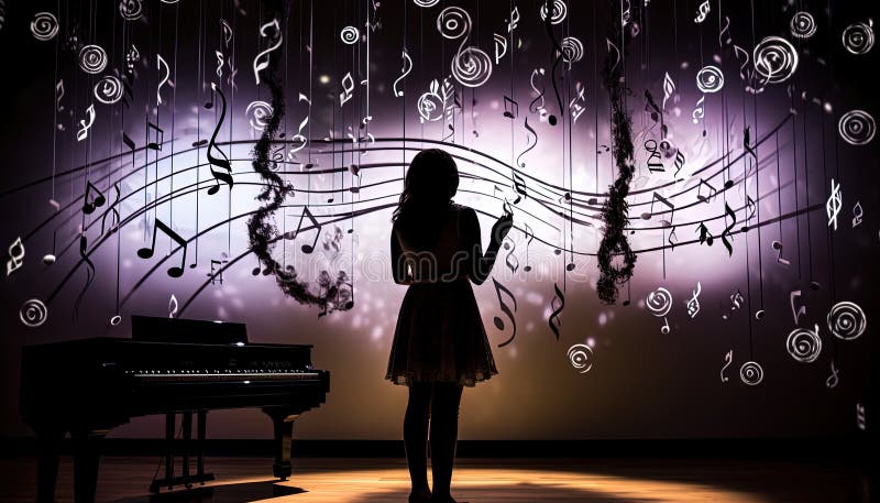 Innovative Image Where Camera Shutters Transform into Musical Notes ...