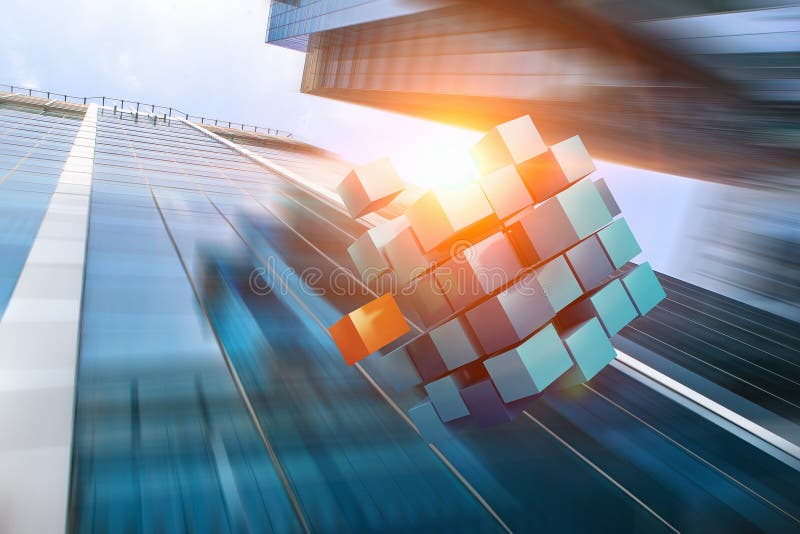 Innovative Impressive Technologies Stock Image - Image of macro, city ...