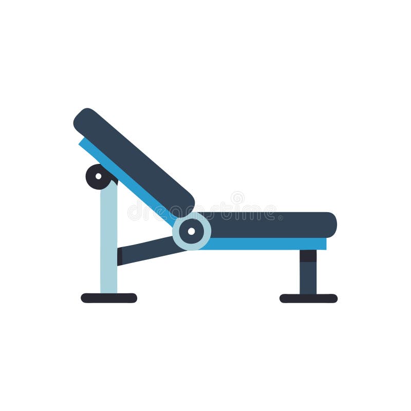 Innovative Incline Bench Icon Stock Illustration - Illustration of ...