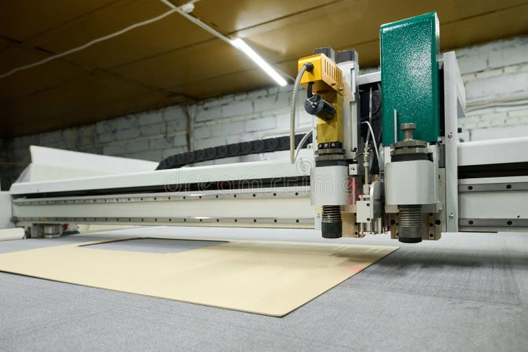 Innovative Industrial CNC Plotter in Action Creating Precise Designs in ...