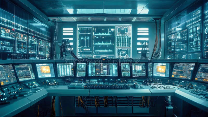 Innovative Industrial Control Cabinet with Advanced LED Displays and ...