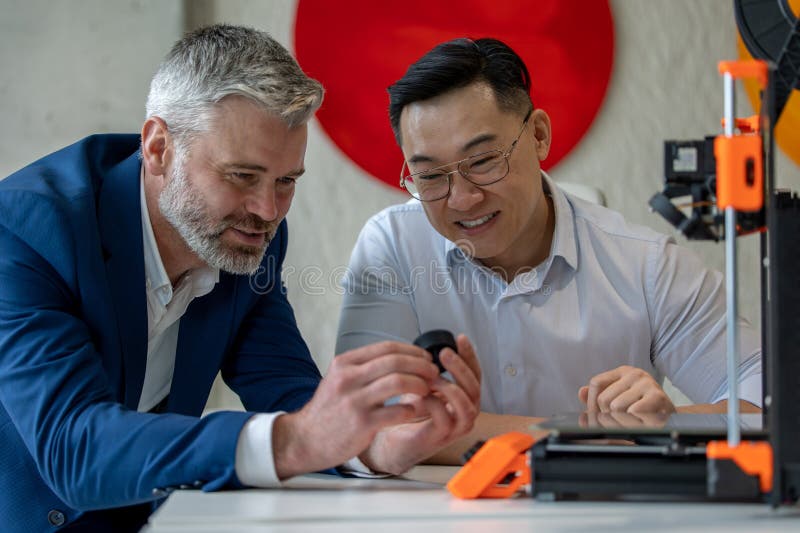 Innovative Industrial Engineers Using 3D Printer To Build Complex ...