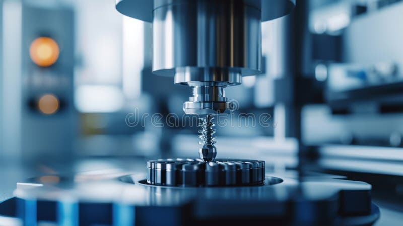 Innovative Industrial Machine Processing Metal Component in Modern ...