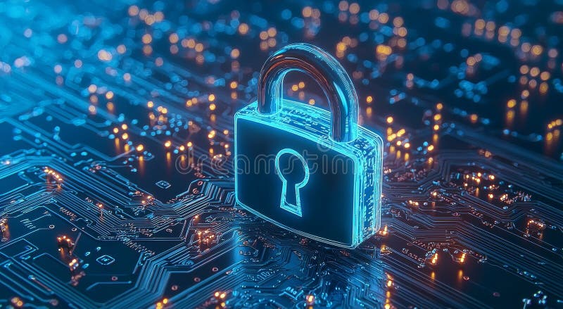 An Innovative Interface Presenting High-level Tech Security Features. Stock Photo - Image of ...