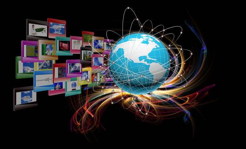 Innovative internet stock photo. Image of book, mobile - 28168062