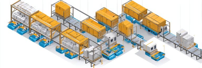 Innovative Isometric Indoor Storage System Featuring Autonomous ...