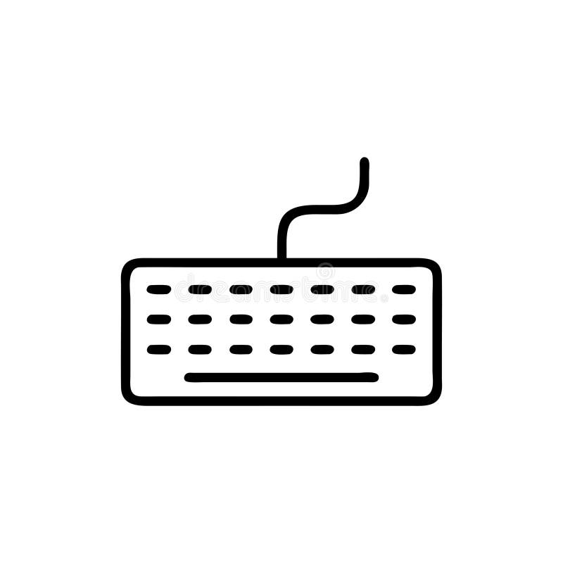 Innovative Keyboard Icon for Modern Applications Stock Vector ...
