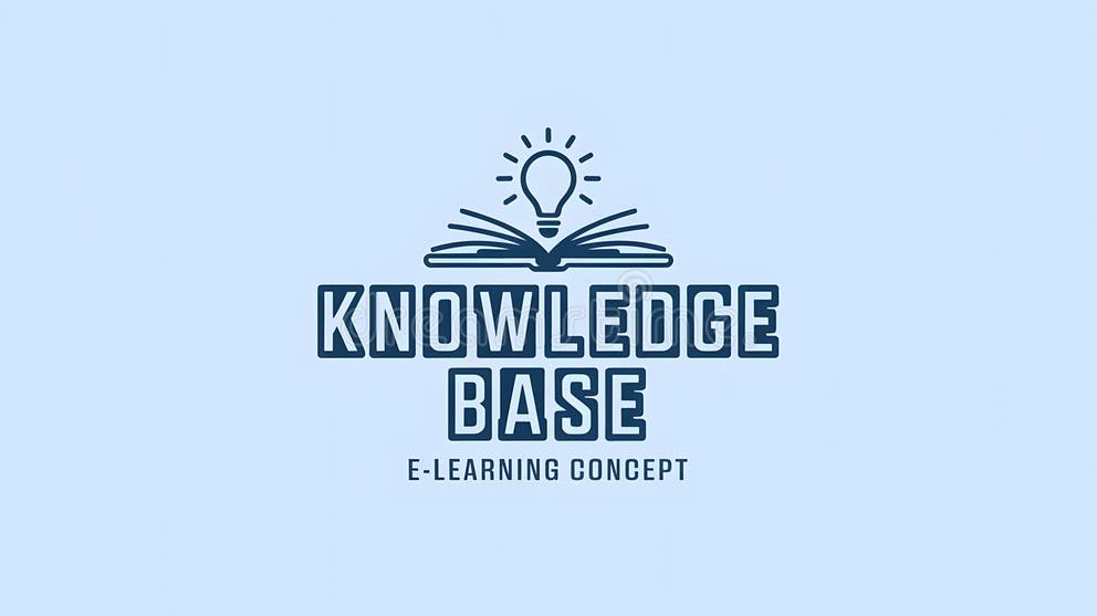 Innovative Knowledge Base E-learning Concept Illustration Stock Illustration - Illustration of ...