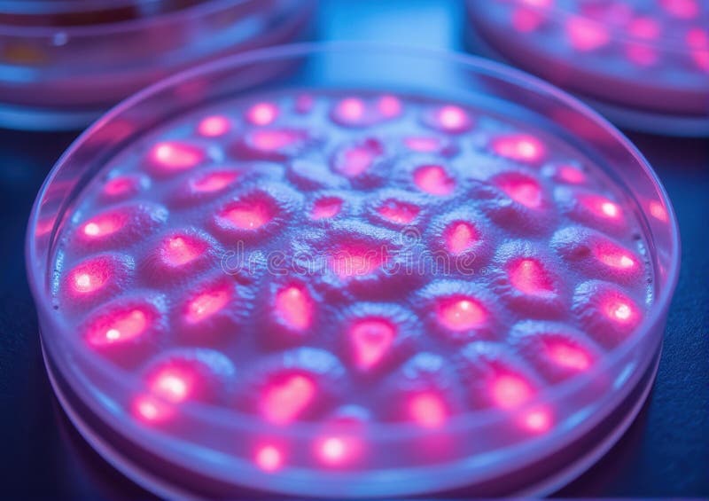 Innovative Lab Experiment with Led Petri Dishes in Science Facility ...