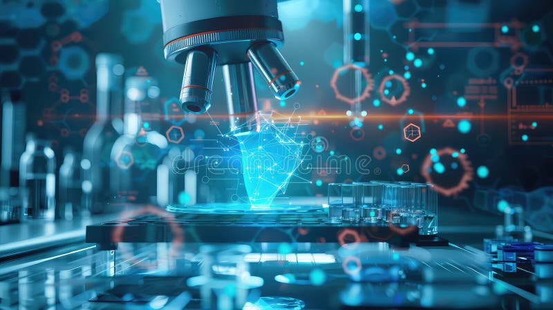 Innovative Laboratory Research - a Detailed View of a Microscope ...