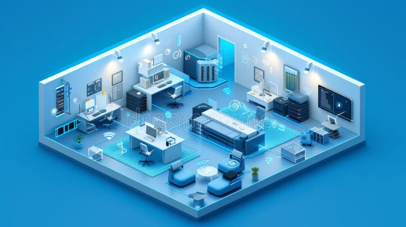 Innovative Laboratory with Smart Technology Stock Photo - Image of ...