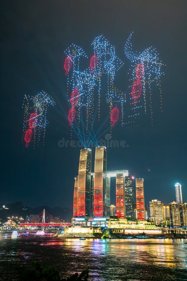 An Innovative and Large-scale Drone Performance Lights Up the Night ...
