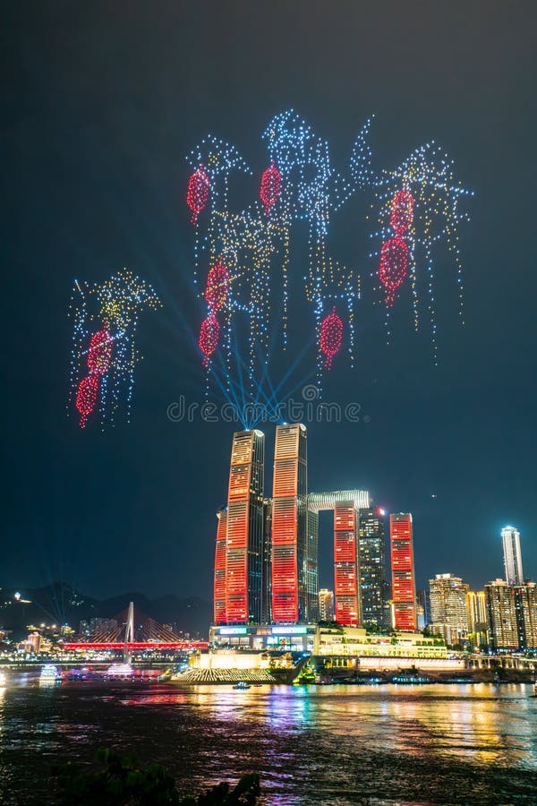 An Innovative and Large-scale Drone Performance Lights Up the Night ...