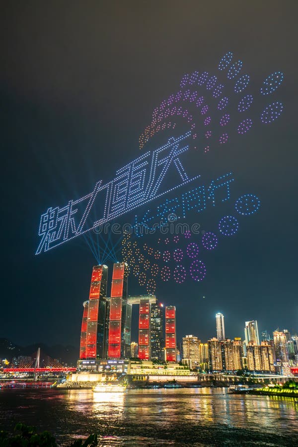 An Innovative and Large-scale Drone Performance Lights Up the Night ...