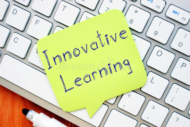 Innovative Learning Inscription on the Sheet Stock Image - Image of ...