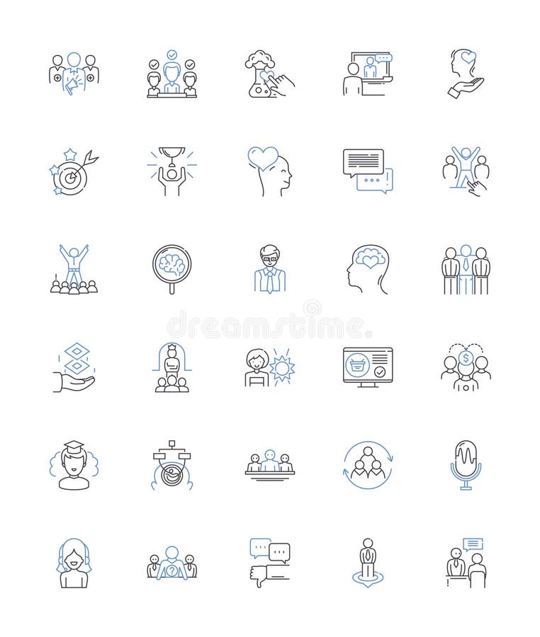 Innovative Learning Line Icons Collection. Creativity, Adaptability ...