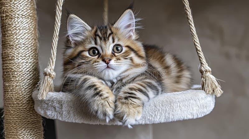 Innovative Learning Space Featuring a Kitten Educator Cozy Environment ...