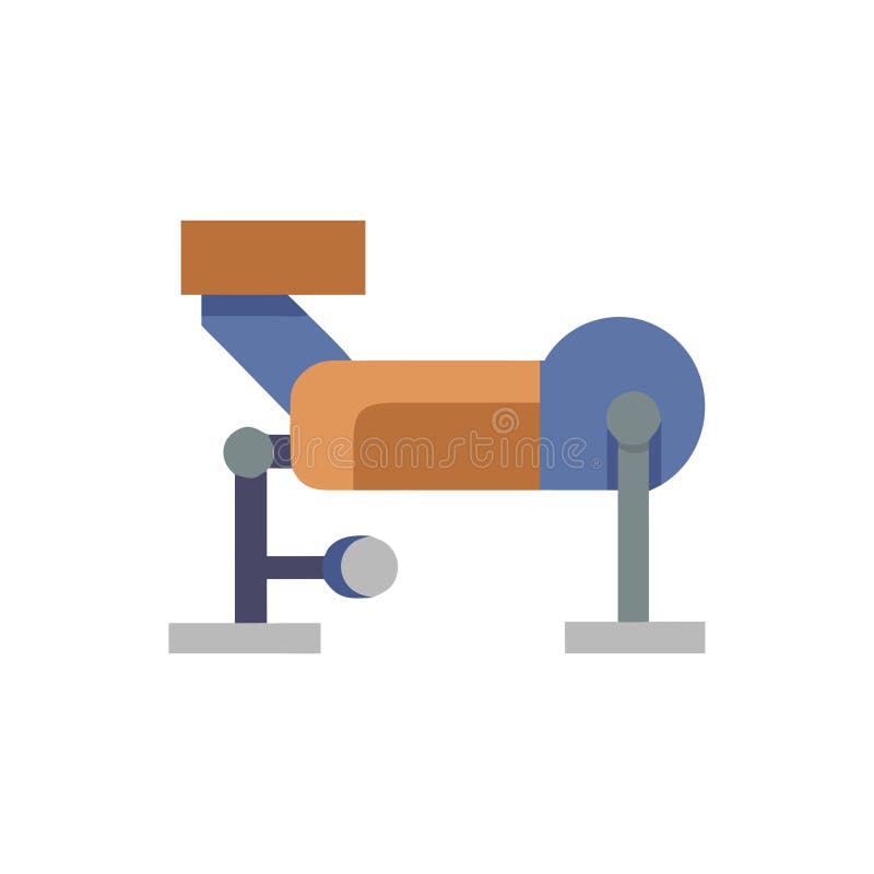 Innovative Leg Curl Machine Icon Stock Illustration - Illustration of ...