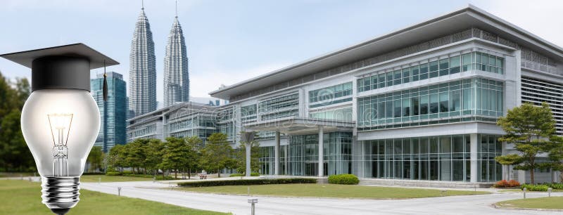 Innovative Light Bulb with Graduation Cap Symbolizing Education at a ...