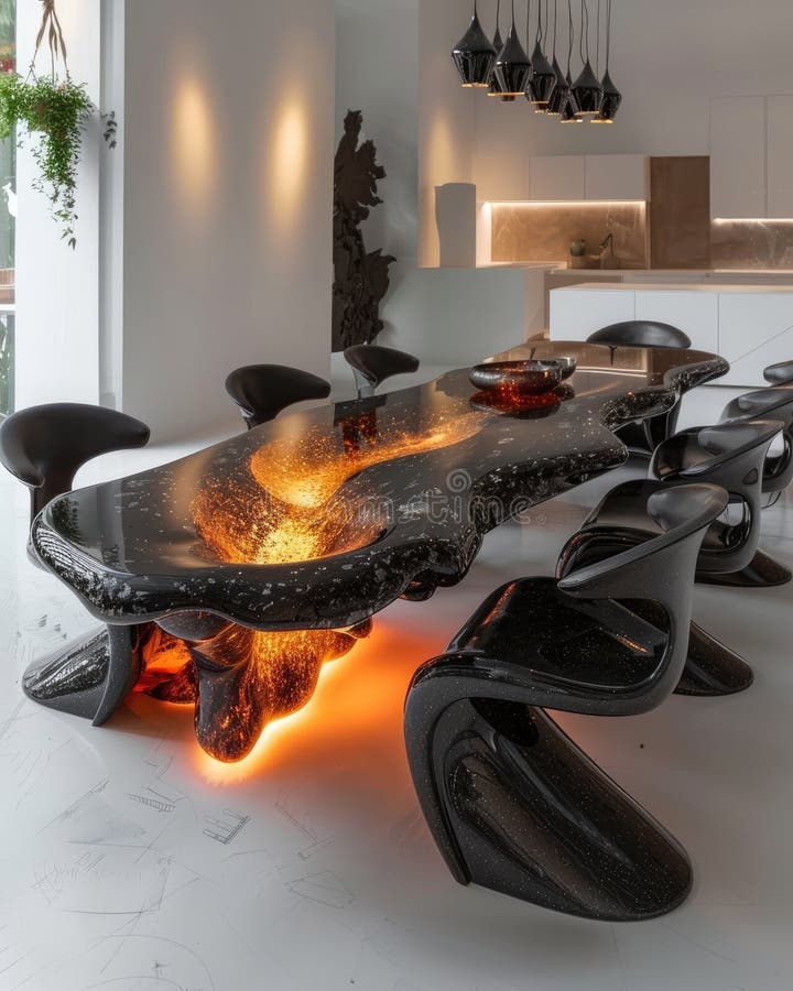 Innovative Living, Modern Style Kitchen Design, Featuring a Unique ...