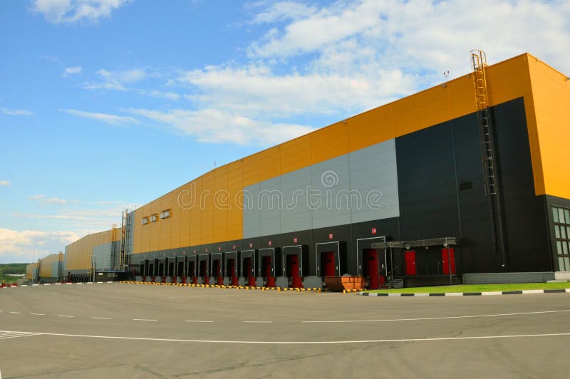Innovative Logistic Warehouse Complex. Excellent Solution for Storing ...